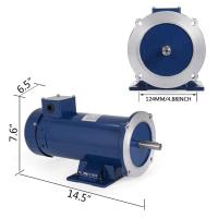 China IE2 Efficiency 90V PMDC Motor 1/2Hp 1750Rpm 56C TEFC DC Electric Motor for sale