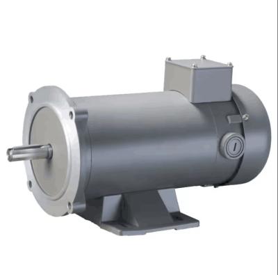 China 24V 1/2HP 3/4HP NEMA 56C Permanent Magnet DC Motor 113mm 10KG with Extra Brushes for sale