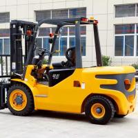 China Diesel Forklift Truck 5 Ton Rough Terrain 3M Lifting Height Full Free Mast CE ISO for sale