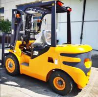 China Diesel Forklift Truck 5 Ton Rough Terrain 3M Lifting Height Full Free Mast CE ISO for sale