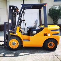 China Diesel Forklift Truck 5 Ton Rough Terrain 3M Lifting Height Full Free Mast CE ISO for sale
