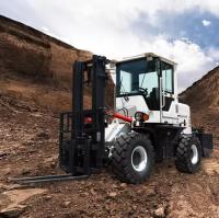 China Articulated Ride-on Rough Terrain Forklift 1.5T to 10T Off-Road Mining Transport for sale