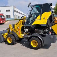China 0.4m3 Bucket Capacity Loader 0.8 Ton Small Front Wheel Loader With Wheel Loader for sale