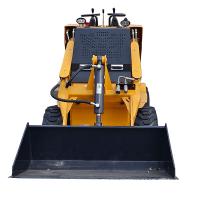 China Mini Electric Skid Steer Loader 200kg Capacity 13.5hp EPA5 Compact Crawler Loader for sale