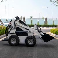 China Mini Skid Steer Loader 200kg 300kg 500kg Track Loader with 13.5hp Engine for sale