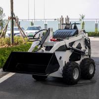 China Mini Skid Steer Loader 200kg 300kg 500kg Track Loader with 13.5hp Engine for sale