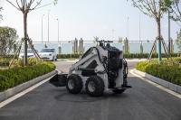 China Mini Skid Steer Loader 200kg 300kg 400kg 500kg Diesel Compact Skid Loader for Sale for sale