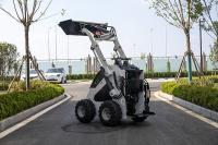 China Mini Skid Steer Loader 200kg 300kg 400kg 500kg Diesel Compact Skid Loader for Sale for sale
