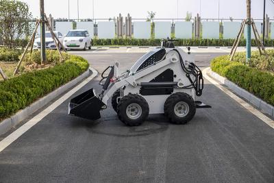 China Mini Skid Steer Loader 200kg 300kg 400kg 500kg Diesel Compact Skid Loader for Sale for sale