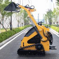 China Chinese Brand 200kg Mini Wheeled Skid Steer Loader 13.5hp Compact Machinery for sale