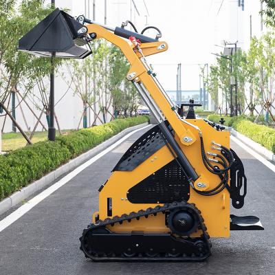 China Chinese Brand 200kg Mini Wheeled Skid Steer Loader 13.5hp Compact Machinery for sale