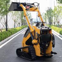 China Chinese Brand 200kg Mini Wheeled Skid Steer Loader 13.5hp Compact Machinery for sale