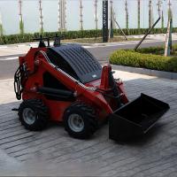 China Mini Skid Steer Loader 300kg Rated Load 14-17kw Diesel Crawler Wheel Loader for sale