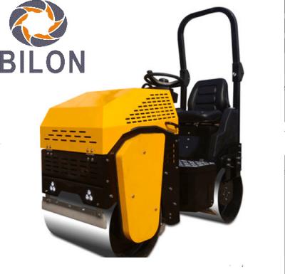 China 13HP Honda Gasoline Vibratory Road Roller Double Wheels Hydraulic Transmission 1000kg for sale