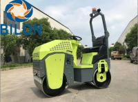 China 13HP Honda Gasoline Vibratory Road Roller Double Wheels Hydraulic Transmission 1000kg for sale