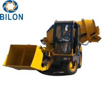 China Self Loading Concrete Mixer Truck 2.6m3 80kw Cummins Engine Mobile Pump Mixer for sale