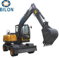 China Easy Operation Road Builder Excavator 7 Ton Wheel Excavator Rubber Tire Excavators for sale