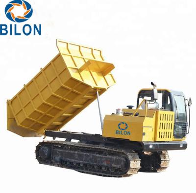 China 132kw 10000kg Crawler Dump Truck Cummins Engine Hydraulic Dumper for Mining for sale
