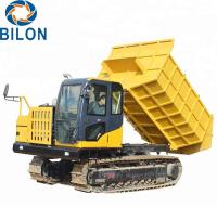 China 132kw 10000kg Crawler Dump Truck Cummins Engine Hydraulic Dumper for Mining for sale