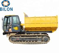 China 132kw 10000kg Crawler Dump Truck Cummins Engine Hydraulic Dumper for Mining for sale