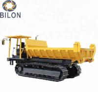 China 6 Ton Rubber Track Dump Truck 76kw Yunnei Engine Compact Dumper 3m3 Hopper for sale