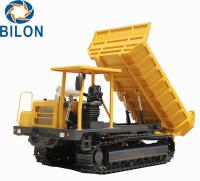 China 6 Ton Rubber Track Dump Truck 76kw Yunnei Engine Compact Dumper 3m3 Hopper for sale