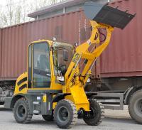 China 0.8 Ton Wheel Loader 25kw Mechanical Transmission Custom Color Mini Loader for sale