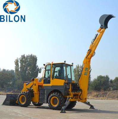 China Yunnei Engine Backhoe Loader 76KW Front Loader Tractor 20000kg Working Weight for sale