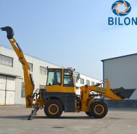 China Yunnei Engine Backhoe Loader 76KW Front Loader Tractor 20000kg Working Weight for sale