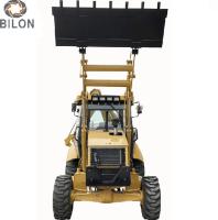 China 1.5 - 3 Ton  Backhoe Loader With 1m3 Front Load Bucket Capacity for sale