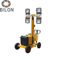 China 4x400W Diesel Generator Light Tower Industrial Portable 4.55m Mast Height for sale