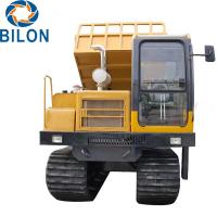 China 10 Ton Crawler Dump Truck Diesel Engine 100Kw 7Km/H Mini Dumper for Garden Agriculture for sale