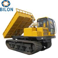 China 10 Ton Crawler Dump Truck Diesel Engine 100Kw 7Km/H Mini Dumper for Garden Agriculture for sale
