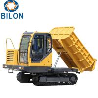 China 10 Ton Crawler Dump Truck Diesel Engine 100Kw 7Km/H Mini Dumper for Garden Agriculture for sale