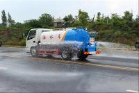 China 4 Ton 4000 Liters HOWO Water Tank Truck 4m3 Construction Sprinkler for sale