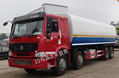 China SINOTRUK HOWO 8x4 30CBM Water Tank Truck 336HP Diesel Sanitation Vehicle for sale