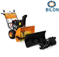 China Gasoline Engine Snow Sweeper Machines 13 HP Walk Behind Snow Sweeper for sale