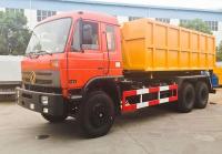 China Dongfeng 6x4 15-20 Ton Roll Off Garbage Compactor Truck Cummins Engine for sale