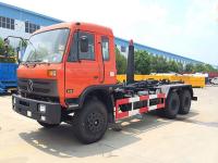 China Dongfeng 6x4 15-20 Ton Roll Off Garbage Compactor Truck Cummins Engine for sale