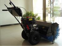 China Electric Start Snow Sweeper Machines 15HP Semi Automatic Gasoline Power Snow Sweeper for sale