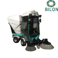 China 21kw Diesel Power Vacuum Road Sweeper Vehicle 1600mm Working Width 500L Garbage Tank for sale