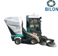 China 21kw Diesel Power Vacuum Road Sweeper Vehicle 1600mm Working Width 500L Garbage Tank for sale