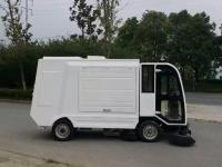 China Battery Powered Snow Sweeper 72V 1000L Garbage Tank Outdoor Cleaning Machine for sale