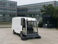 China Battery Powered Snow Sweeper 72V 1000L Garbage Tank Outdoor Cleaning Machine for sale