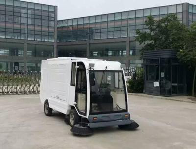China Battery Powered Snow Sweeper 72V 1000L Garbage Tank Outdoor Cleaning Machine for sale