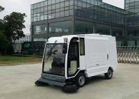 China Battery Powered Snow Sweeper 72V 1000L Garbage Tank Outdoor Cleaning Machine for sale