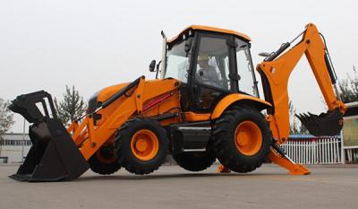 China 1.2m3 Bucket Capacity Front Loader Tractor 8 Ton Skid Steer Loader Backhoe for sale