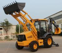 China 7 Ton 4x4 Backhoe Loader 0.3cbm Bucket Cummins Engine 60kw for sale