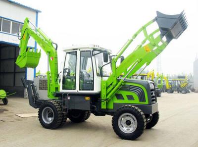 China 6 Ton Mini Tractor Backhoe Loader 4WD 51.5kW CE ISO Certified for sale