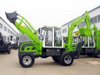 China 6 Ton Mini Tractor Backhoe Loader 4WD 51.5kW CE ISO Certified for sale